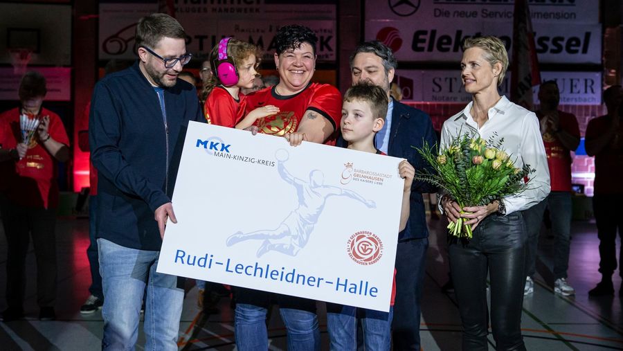 Großsporthalle Gelnhausen heißt jetzt ‚Rudi-Lechleidner-Halle“